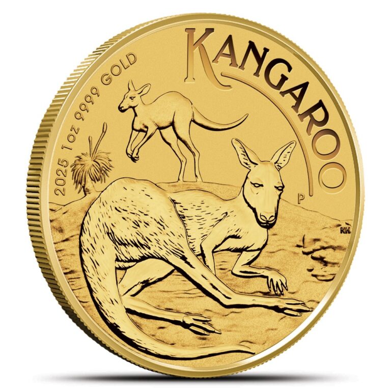 2025 1 Oz Australian Gold Kangaroo Coin (BU) - ROYAL BULLION GROUP