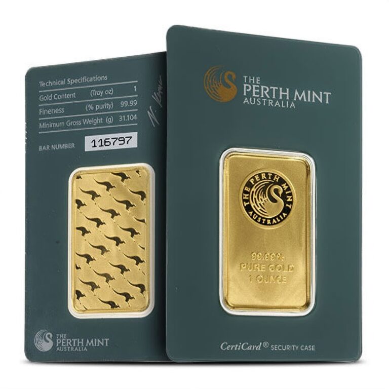 Buy 1 Oz Perth Mint Gold Bars (Classic Assay) - ROYAL BULLION GROUP