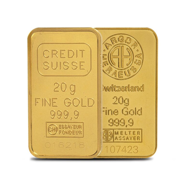 Buy 20 Gram Gold Bars (Varied Condition, Any Mint) - ROYAL BULLION GROUP