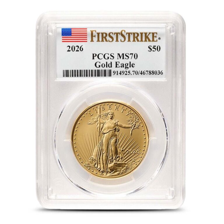 Buy 2026 1 Oz American Gold Eagle Coin NGC MS70 FDOI - ROYAL BULLION GROUP